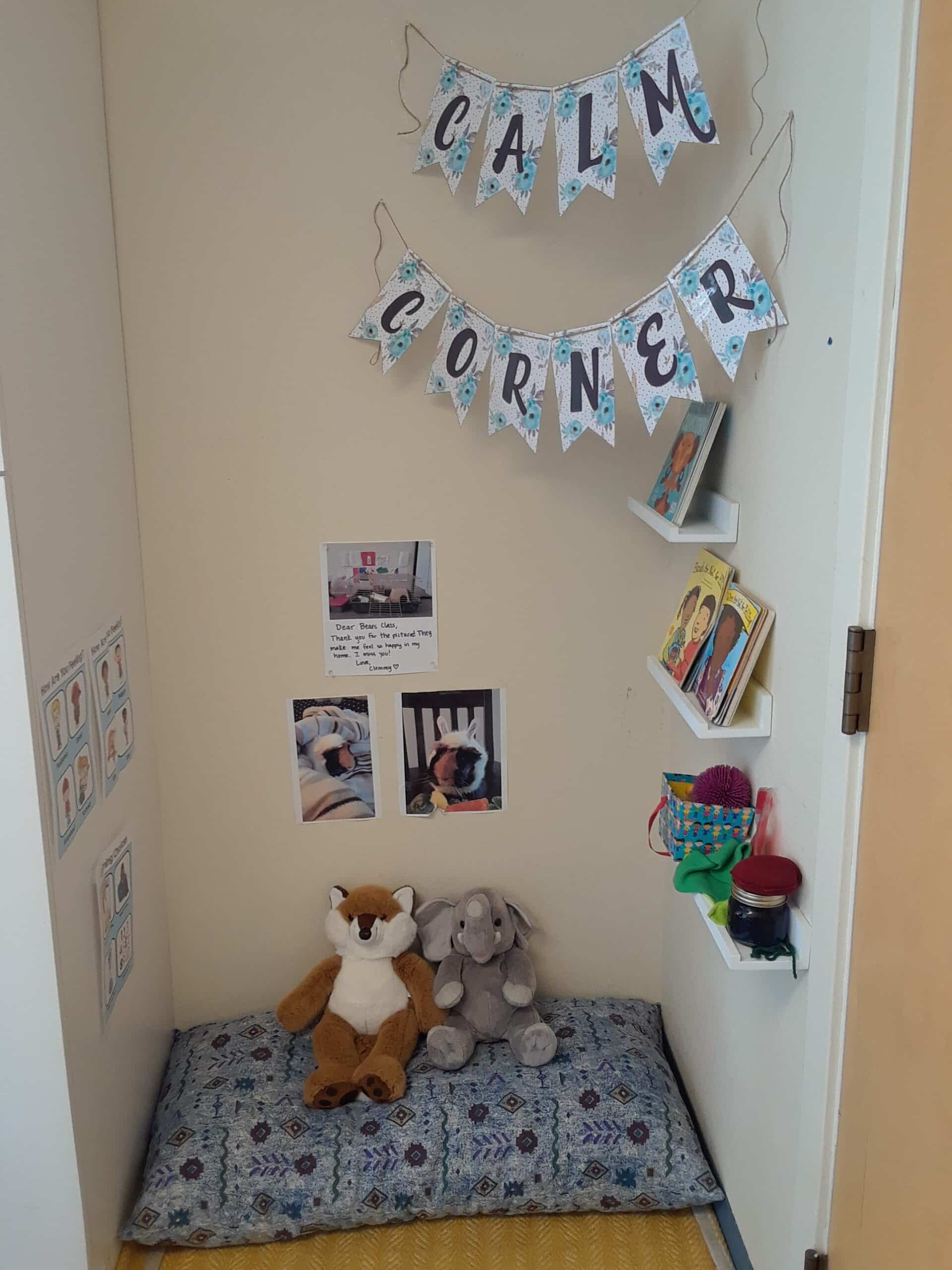 How "Calm Corner" Spaces Build Social / Emotional Skills